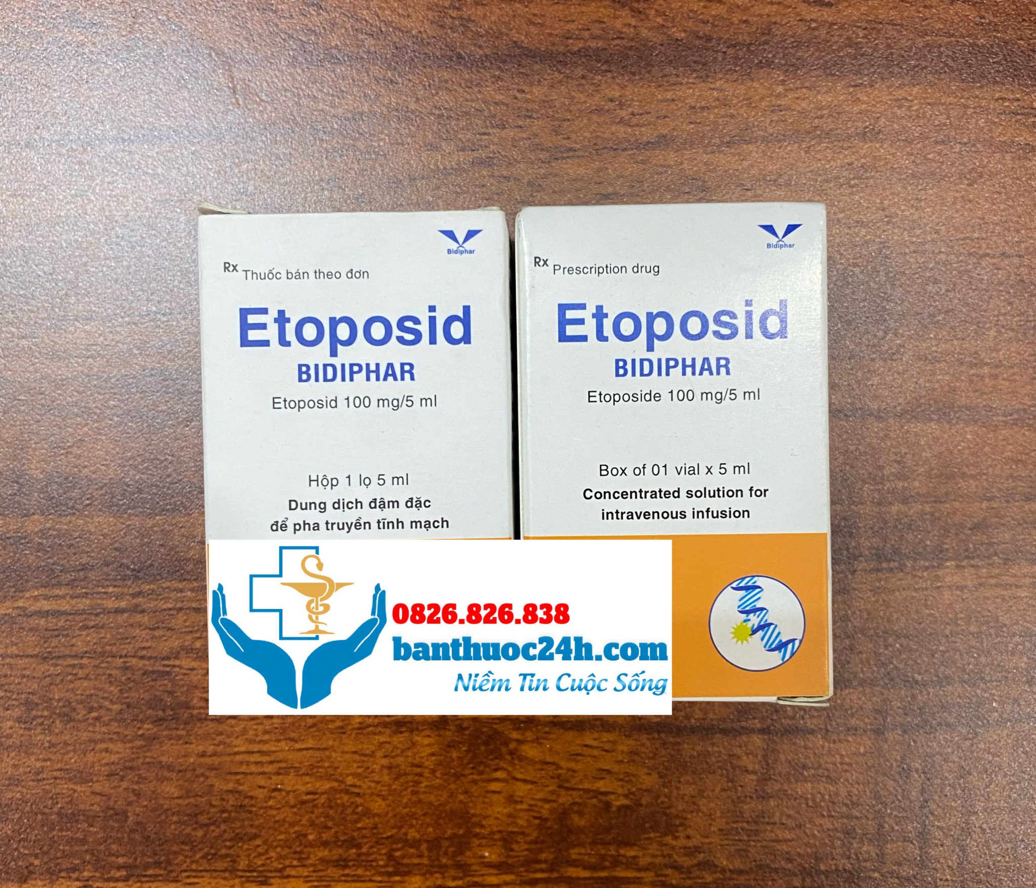 (New) Thuốc Etoposide 100mg ( Etoposid Bidiphar) mua ở đâu, giá bao nhiêu?