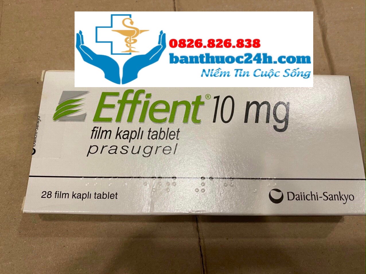Thuốc Effient (Prasugrel) 10mg mua ở đâu? giá bao nhiêu?